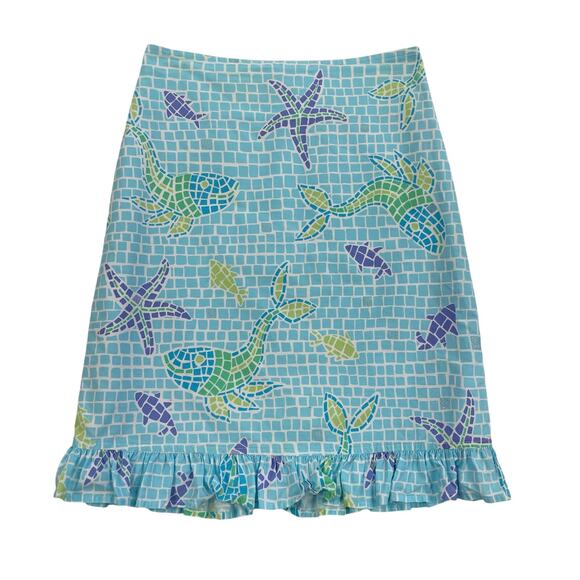 Lilly Pulitzer | Bottoms | Vintage Lilly Pulitzer Mosaic Fish Print ...